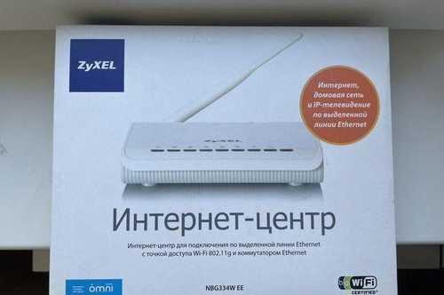 Wifi роутер Zyxel NBG334W EE