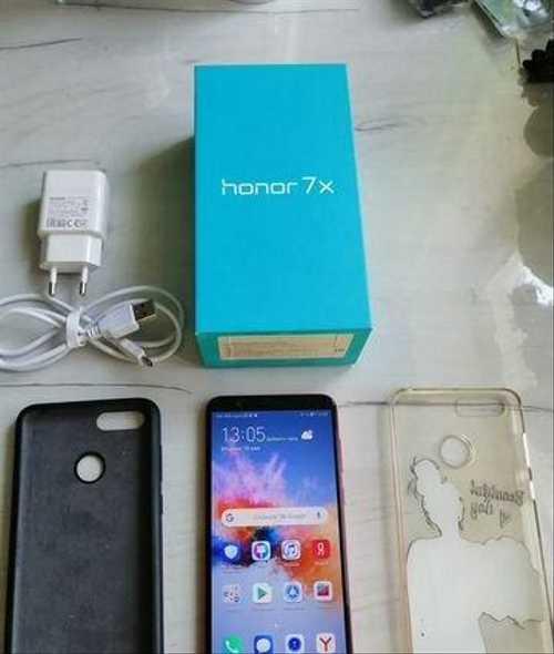 Huawei honor 7x 4/64 новый аккумулятор