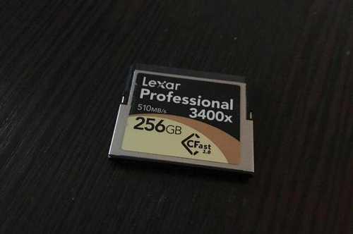 Карта памяти Lexar Professional 3400x CFast
