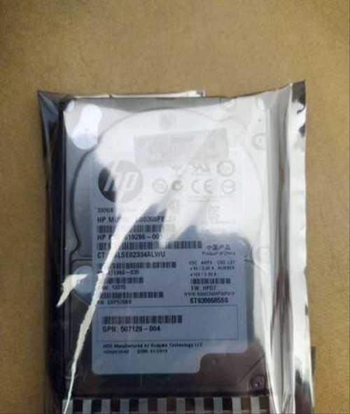 Жесткий диск HDD HP 300GB 10K 2.5 6G 507127-B21