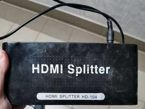 Разветвитель hdmi DVS-HD104 Splitter 1x4