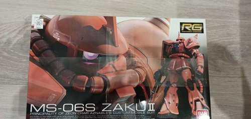 1/144 Bandai MS-06S Chars Zaku (RG)