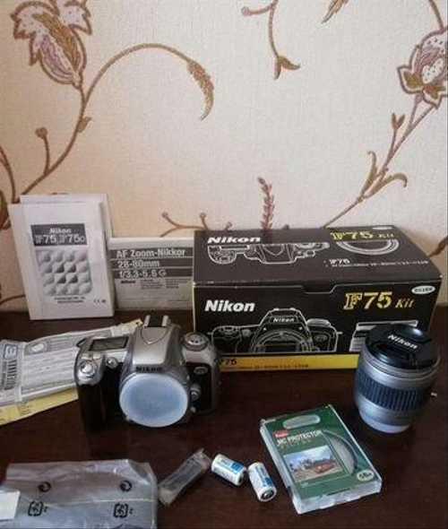 Фотоаппарат Nikon F75 kit+ Обьектив Sigma 70-300 д