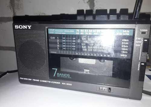 Магнитофон Sony wa6000,с приемником
