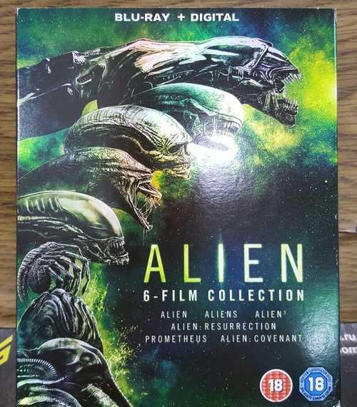 Alien Covenant Prometheus Чужой Завет Blu Ray
