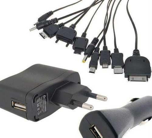 Универсальный USB кабель для зарядки 10 в 1