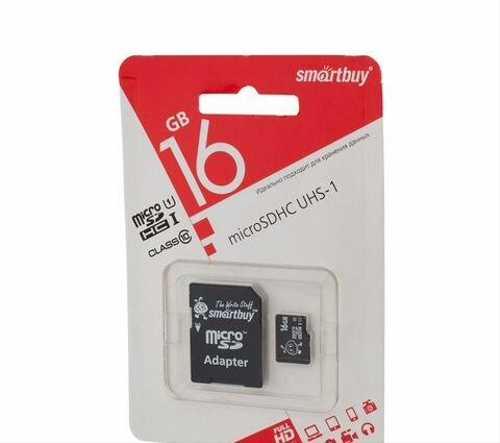 Карта памяти Smartbuy 16gb