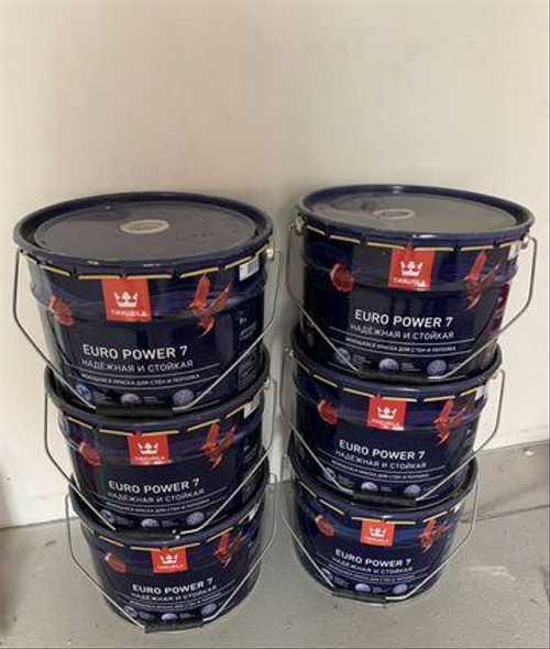 Краска tikkurila euro power 7