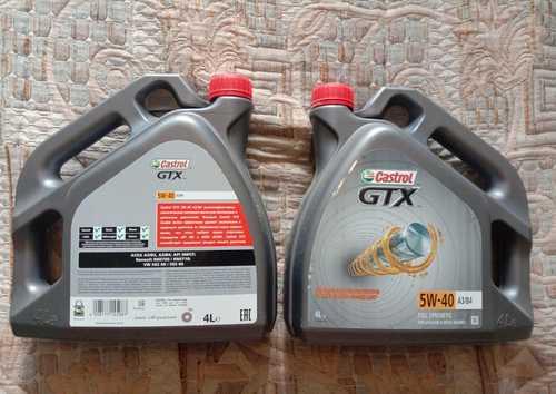 Масло моторное Castrol GTX 5W-40 4 л