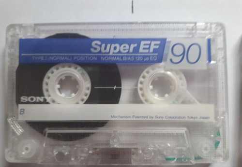 Аудио кассета Sony super EF 90