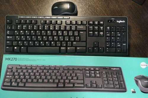 Комплект Logitech мк 270 беспроводная клавиатура +