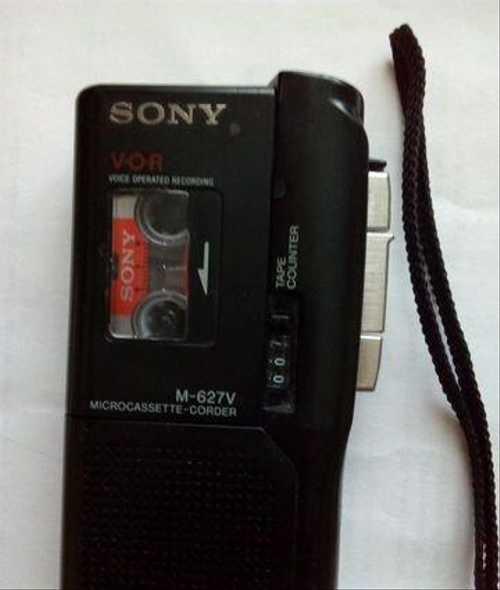 Диктофон sony M-627V микрокассетный