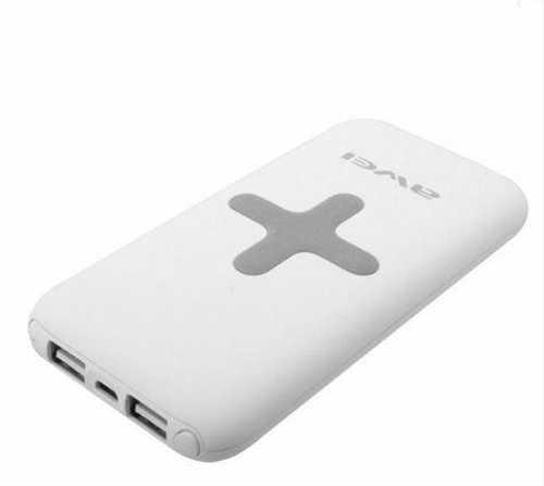 Power bank 8000мАч с беспроводной зарядкой