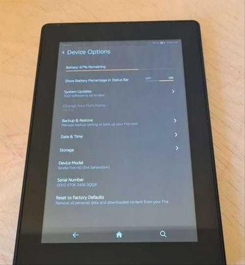 Планшет Kindle Fire 3d gen