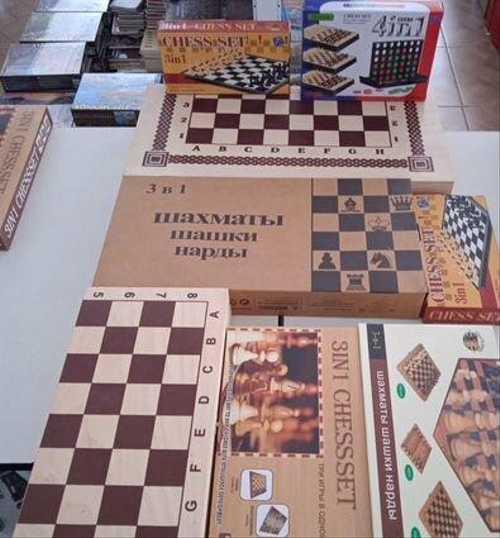 Шахматы деревянные и дорожные на магнитах