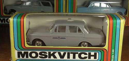 Москвич 408 такси, редкий цвет, идеал 1:43