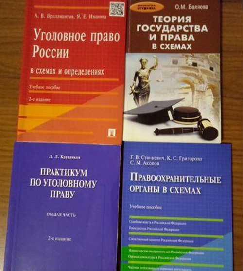 Книги и шпаргалки по юриспруденции (праву)