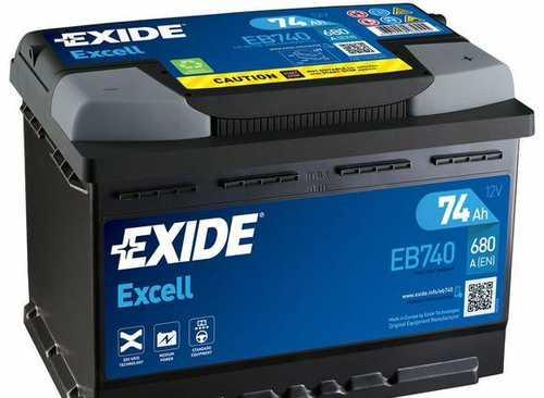 Акумулятор exide Excell 74