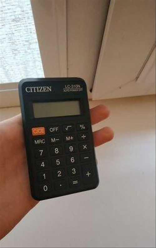 Карманный калькулятор citizen LC-310N