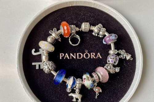 Pandora браслет серебро