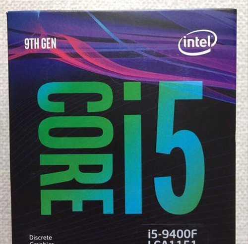 Процессор intel core i5 9400f
