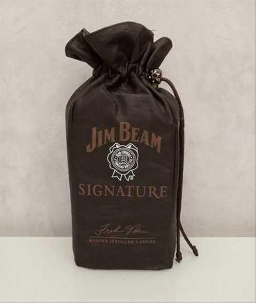 Пустая бутылка из под виски Jim Beam Signature