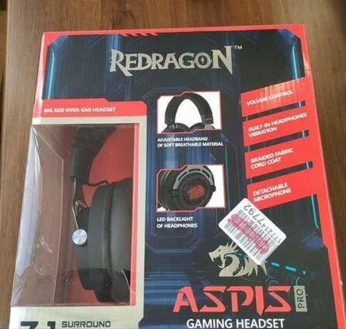 Игровые наушники с микрофоном Redragon Aspis Pro