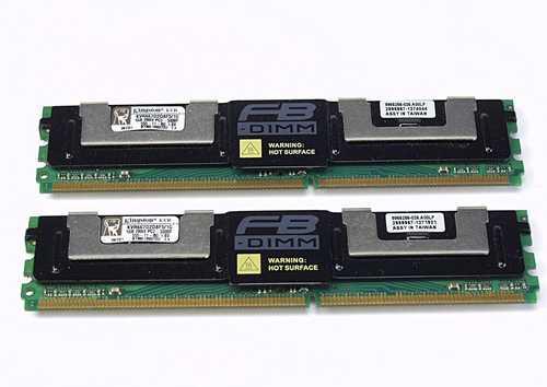 Серверная память Kingston PC2-5300F DDR2 1 Gb