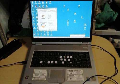 Ретро-ноутбук Sony Vaio