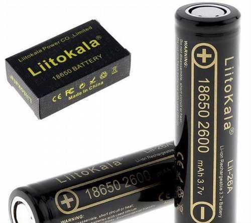 LiitoKala 18650 26A (2600ma) original