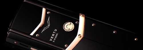 Vertu signature S design black DLC ceramic