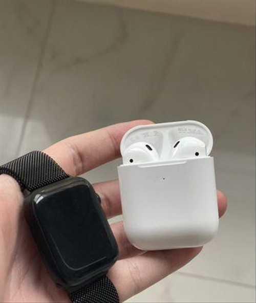 Apple watch 6 + Airpods 2 комплект