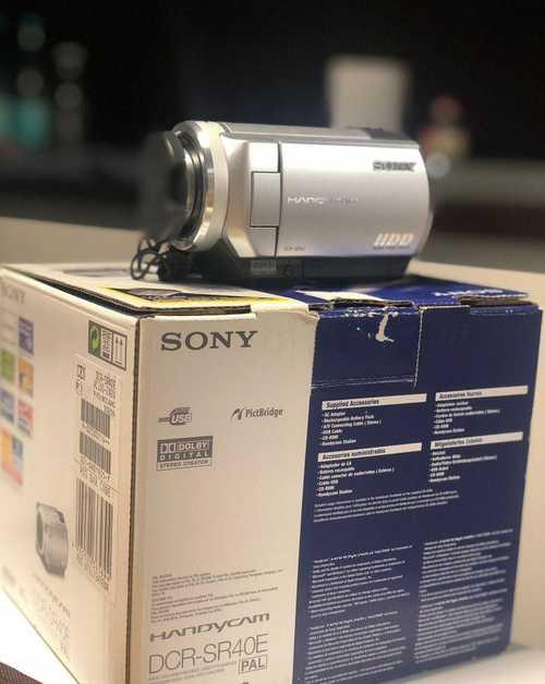 Видеокамера sony DCR SR 40 E с памятью 30 гб