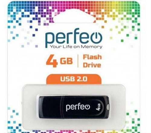 Флешка USB 4Gb Perfeo C09 Black