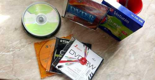 Чистые диски. dvd-rw, dvd-r, cd-rw