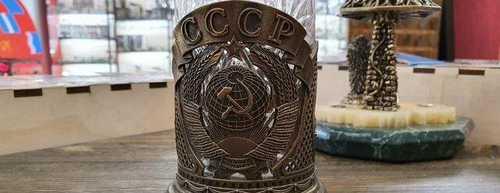 Подстаканник СССР бронза сувенирный колекционный
