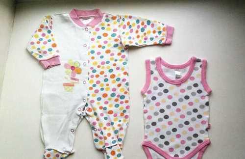 Комбезы и боди Mothercare р. 56