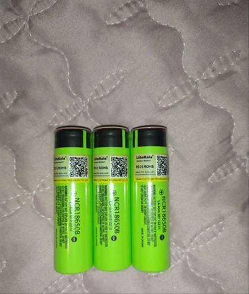 Аккумуляторы 18650 Liitokala 3400mAh NCR18650B