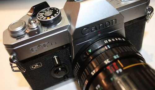 Canon FTb + zomm 28-55 canon пленка камера
