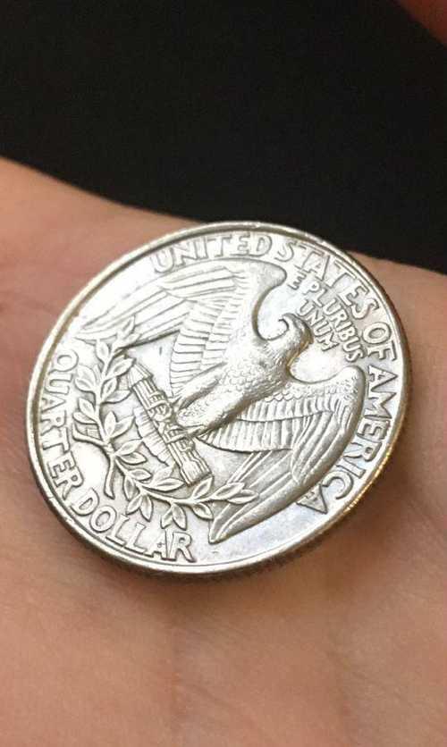 United States Quarter Dollar Четвертак Перевертыш