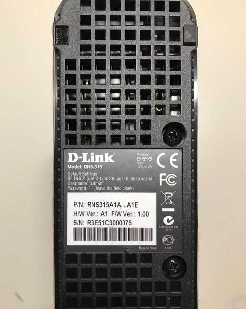 NAS Dlink DNS-315 + 2Tb HDD WD20ezrx