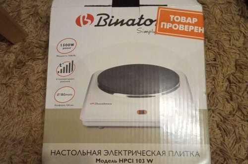 Электрическая плитка binatone hpci 103 W