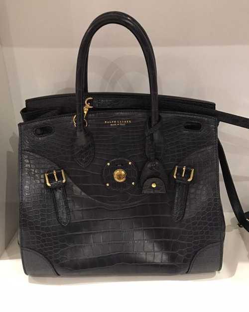 Ralph Lauren Ricky bag. крокодил