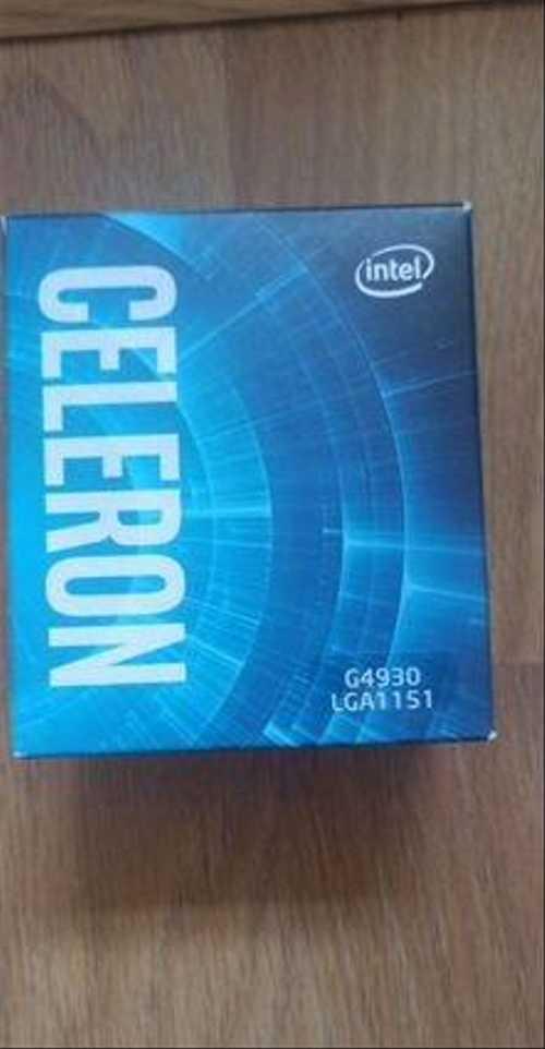 Процессор intel Celeron G4930, LGA 1151v2, BOX