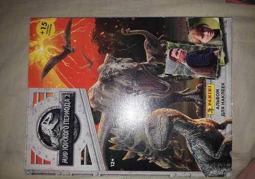 Наклейки Panini Jurassic world мир юрского периода