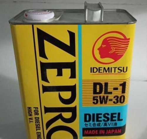 Масло идемитсу 4. Idemitsu Zepro Diesel DL-1 5w-30 4 л. Idemitsu 5w30 Diesel 4л. Idemitsu 5w30 DL-1. Zepro Diesel 5w-30 DL-1.