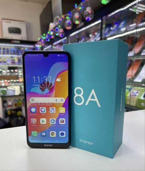 Honor 8A 3/64Gb blue (новый)