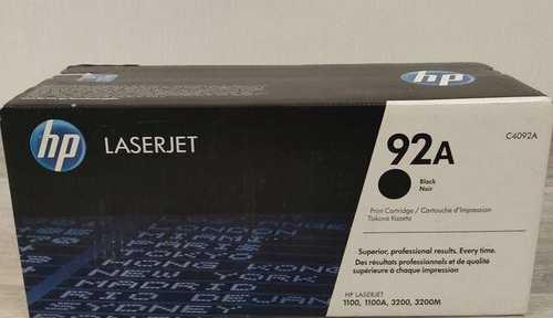 Картридж HP лазерный черный C4092A для принтера