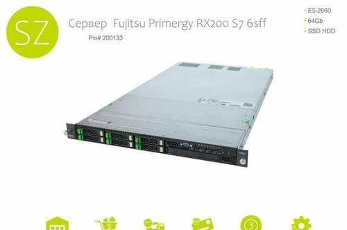 Сервер Fujitsu Primergy RX200 S7 2x2660/64gb 6sff