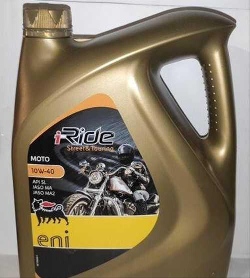 Масло ENI 4Т i-Ride moto 10W40 (полусинт.) 4л